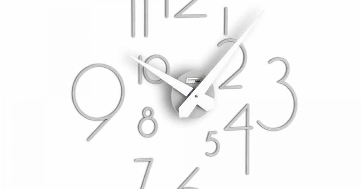 reloj de pared del diseño moderno de Marte grande, fabricado en Italia