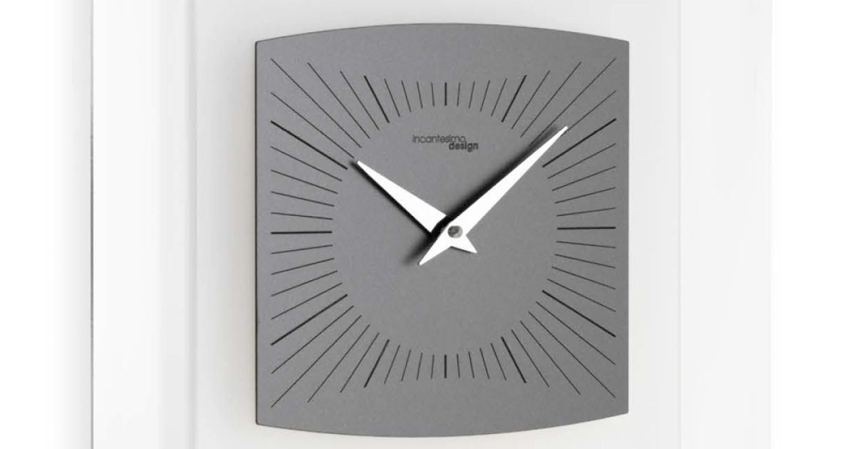 Reloj de Pared en Metacrilato Transparente y Bisatina