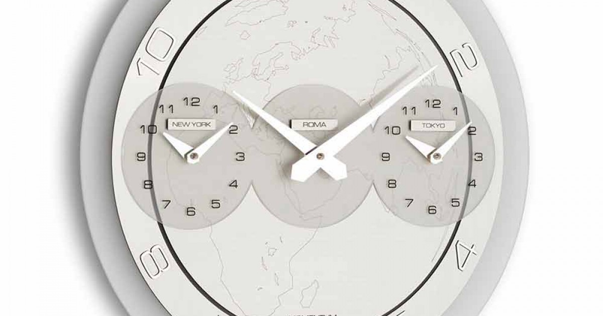 Reloj moderno de pared modelo Dininho Tris