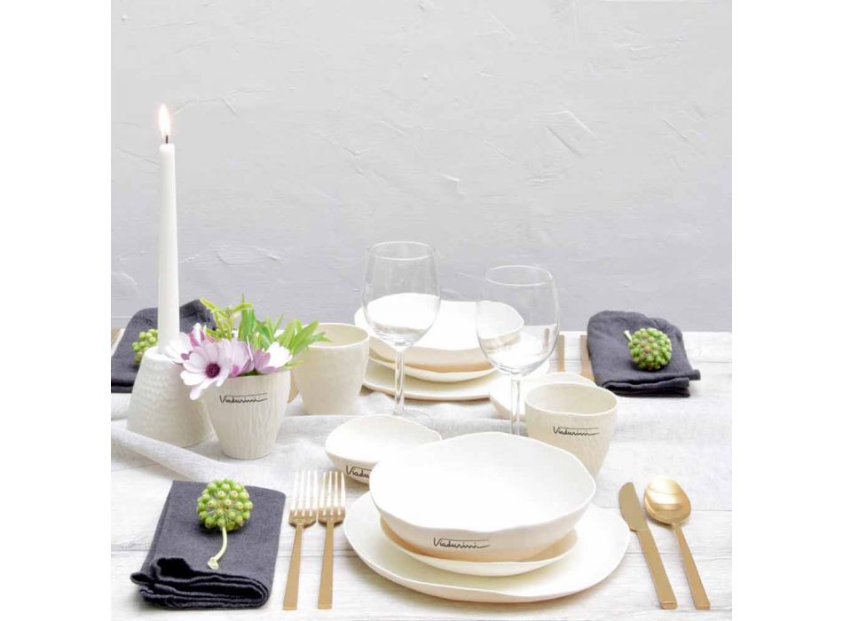 Servicio de vajilla de porcelana de lujo Made in Italy